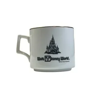 Disney | Dining | Vintage Walt Disney World Coffee Mug Castle Logo Made ...